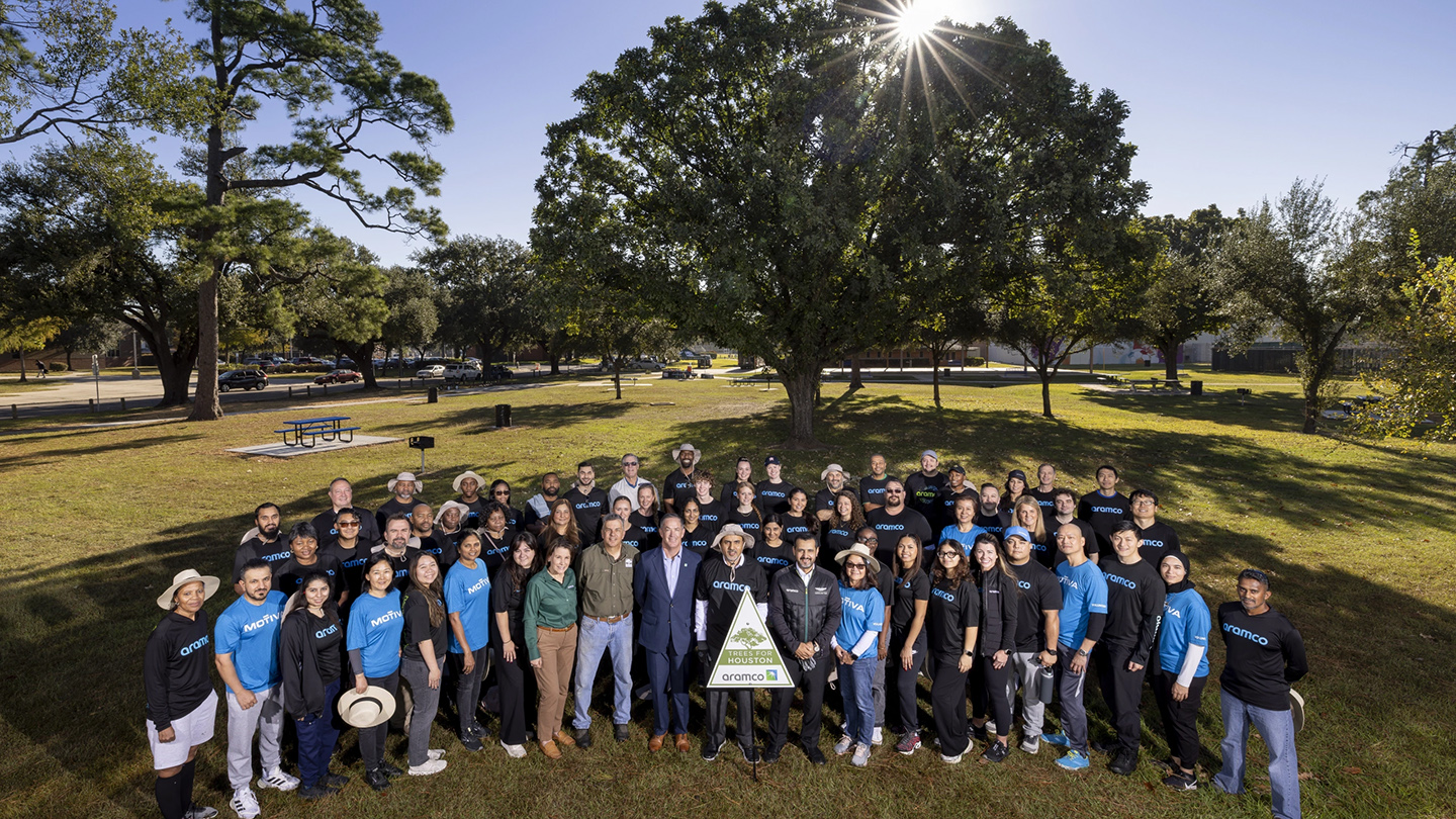 Aramco Volunteers Plant 65 Trees at Finnigan Park | Aramco Americas ...