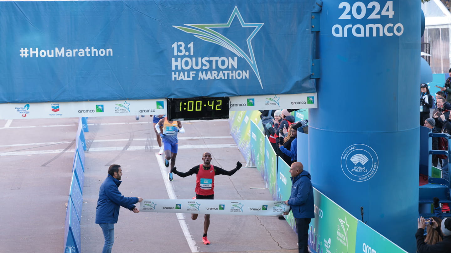 Close Finishes and Shattered Records Marked the Aramco Houston Half ...